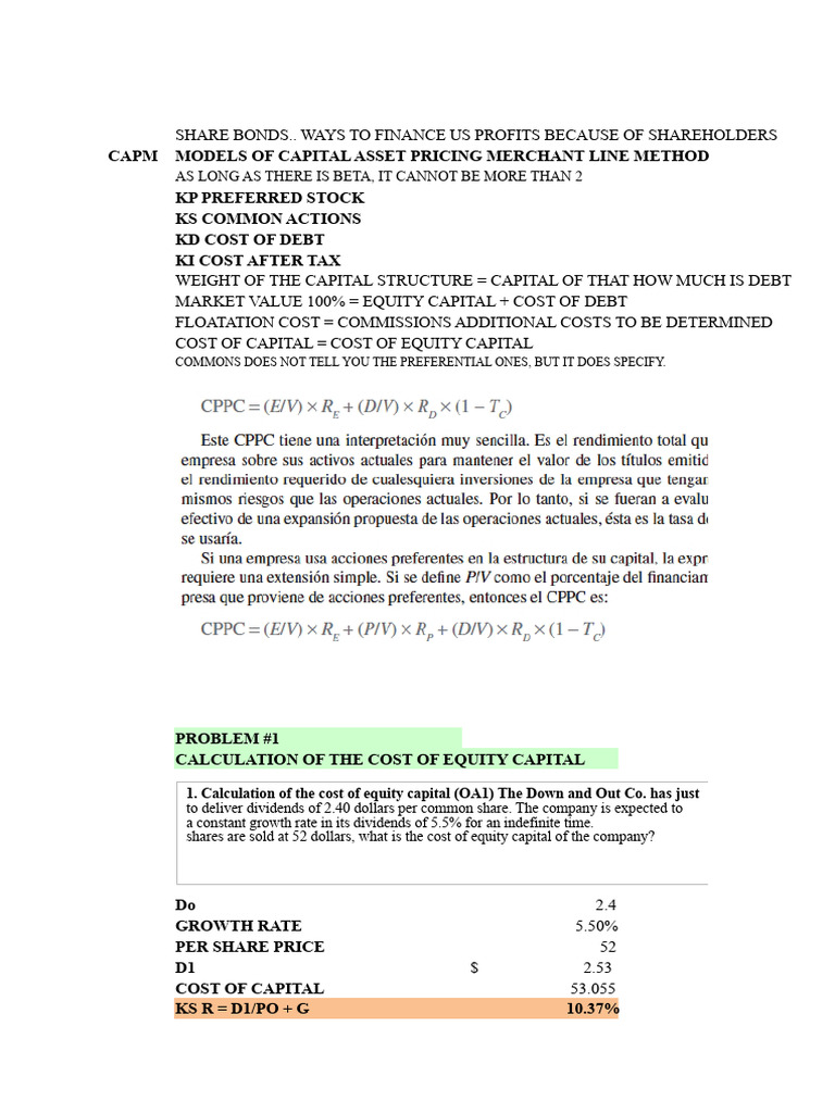 CHAPTER 14 - COST OF CAPITAL | PDF | Cost Of Capital | Bonds (Finance)