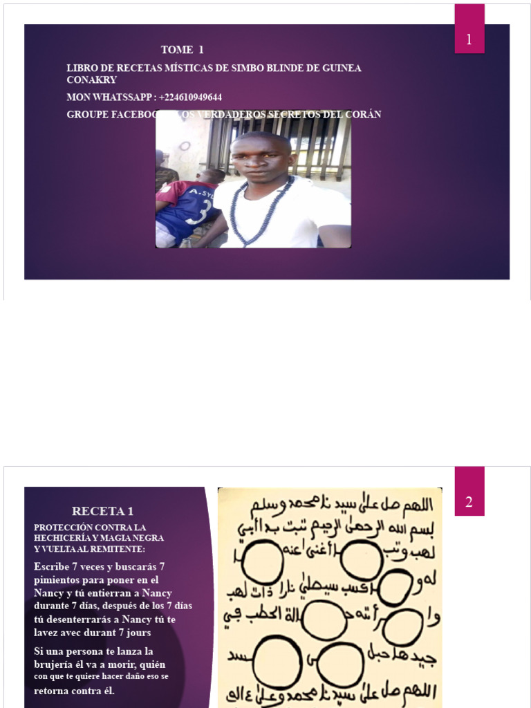 Recetas Místicas de Simbo Blindado de Guinea | PDF | Sobrenatural ...