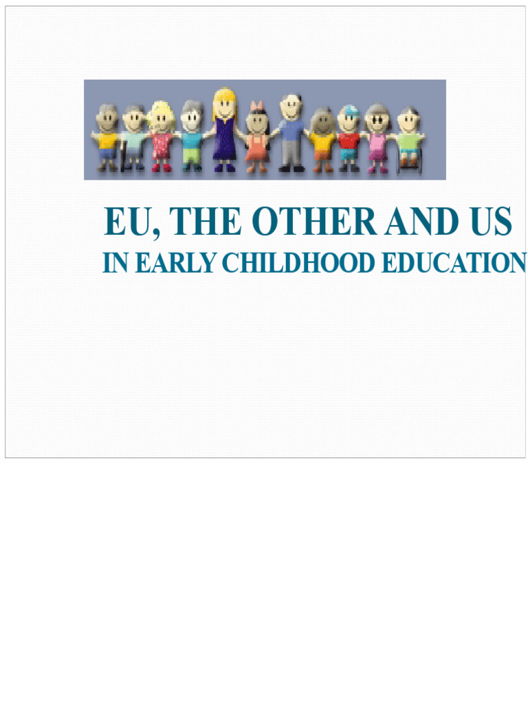 Field of Experience: The I, The Other, and Us - Early Childhood ...
