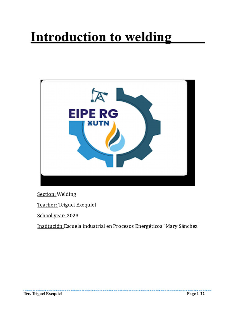 Introduction to welding | PDF | Welding | Construction