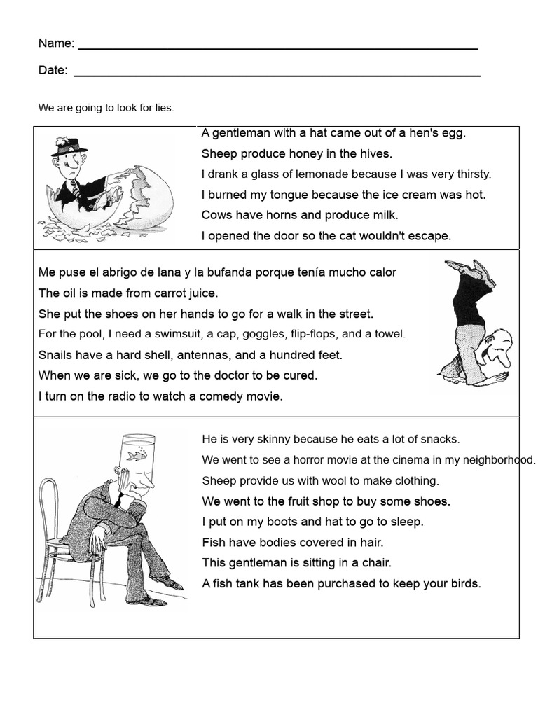 CI - Printable Reading Comprehension Worksheets - WEB | PDF | Laundry ...