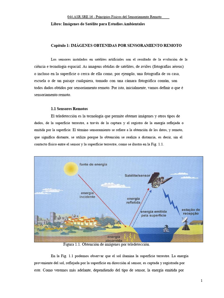 Principios del Sensoriamento Remoto | PDF | Color | Espectro ...