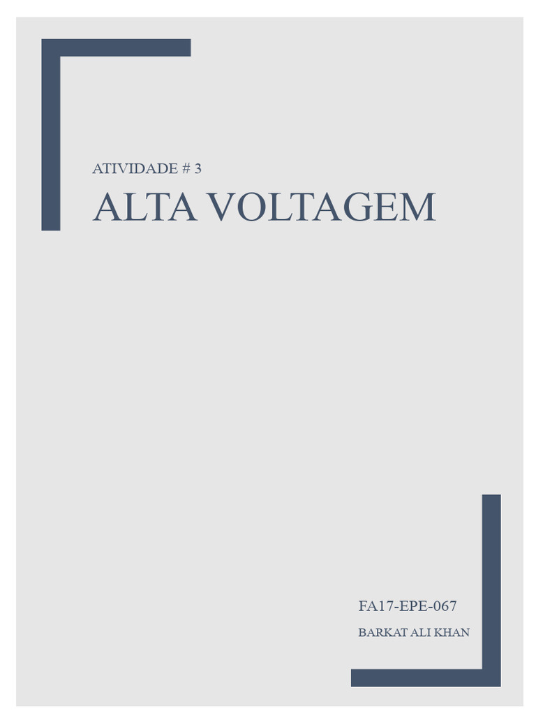 Gerador de Tensão de Impulso | PDF | Rede elétrica | Capacitor