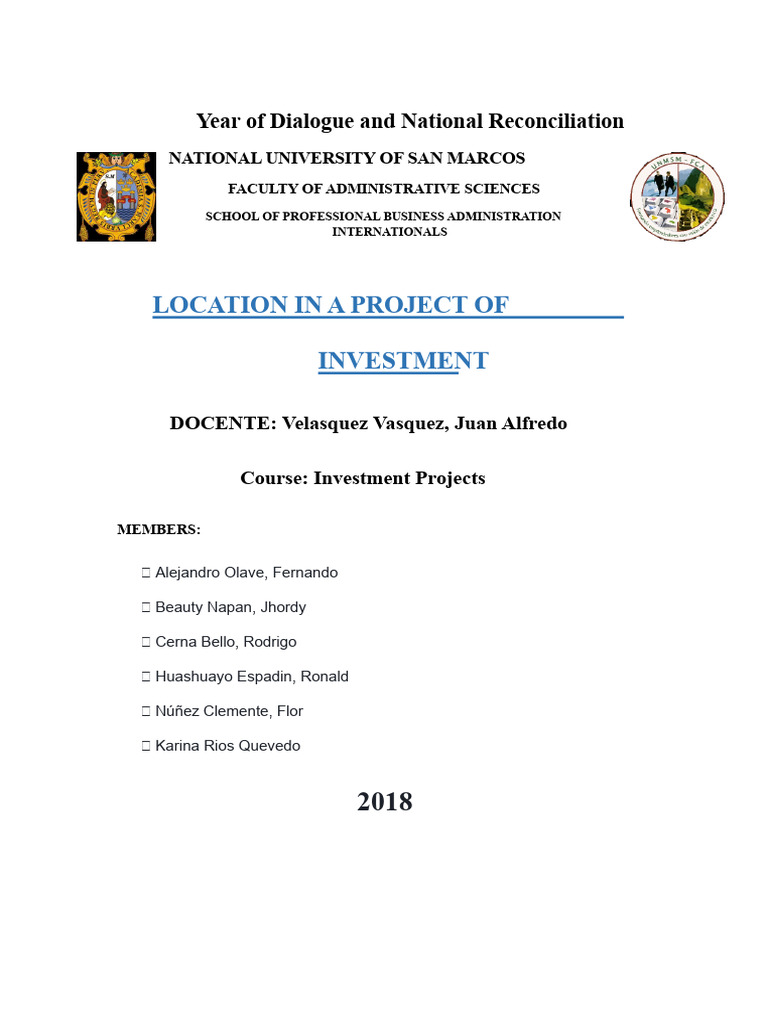 Project Location Analysis and Strategies | PDF | Market (Economics ...