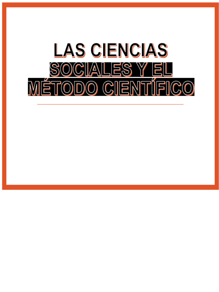 Scientific method in social sciences | PDF | Science | Scientific Method