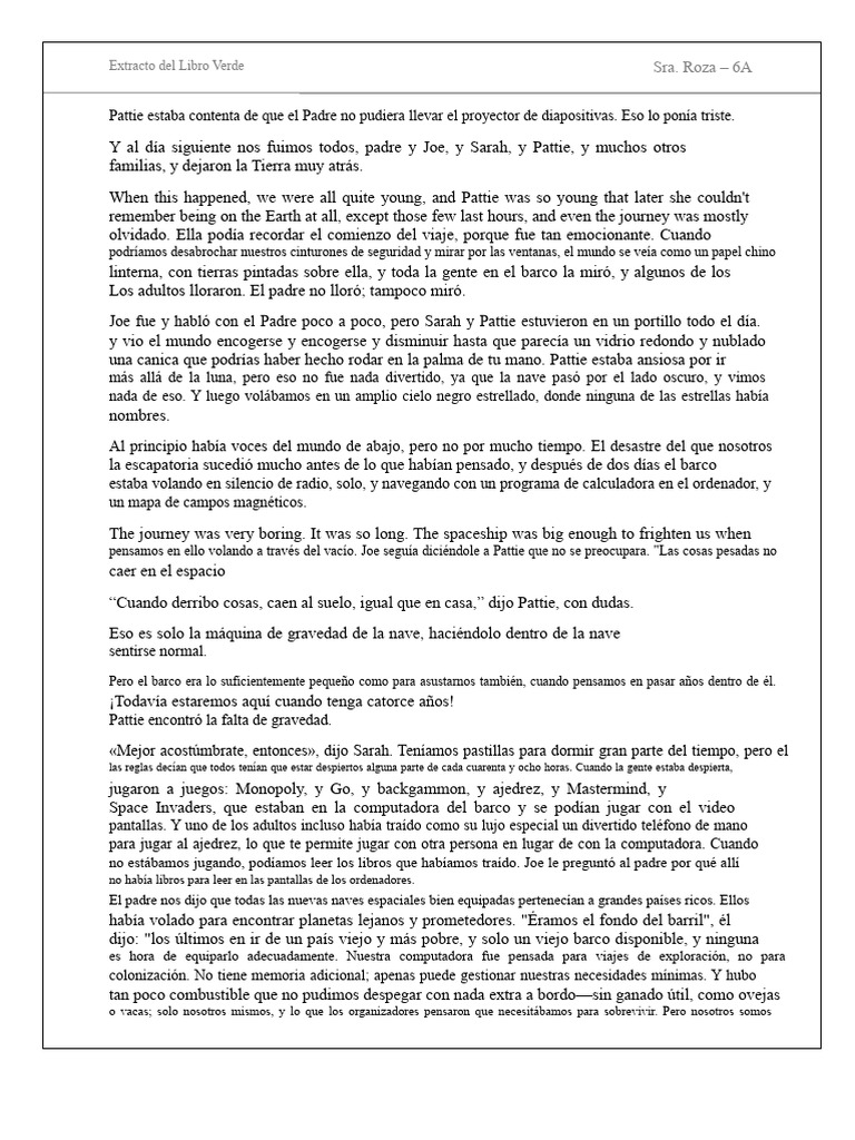 Extracto del Libro Verde | PDF
