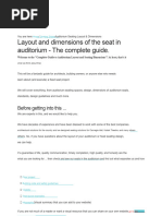 Theatre and Cinema Seating Design Guide | PDF | Movie Theater