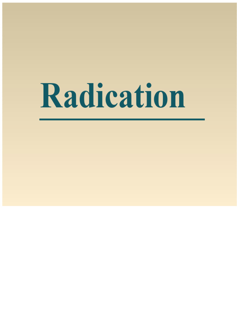 Radicalization | PDF | Multiplication | Mathematical Concepts