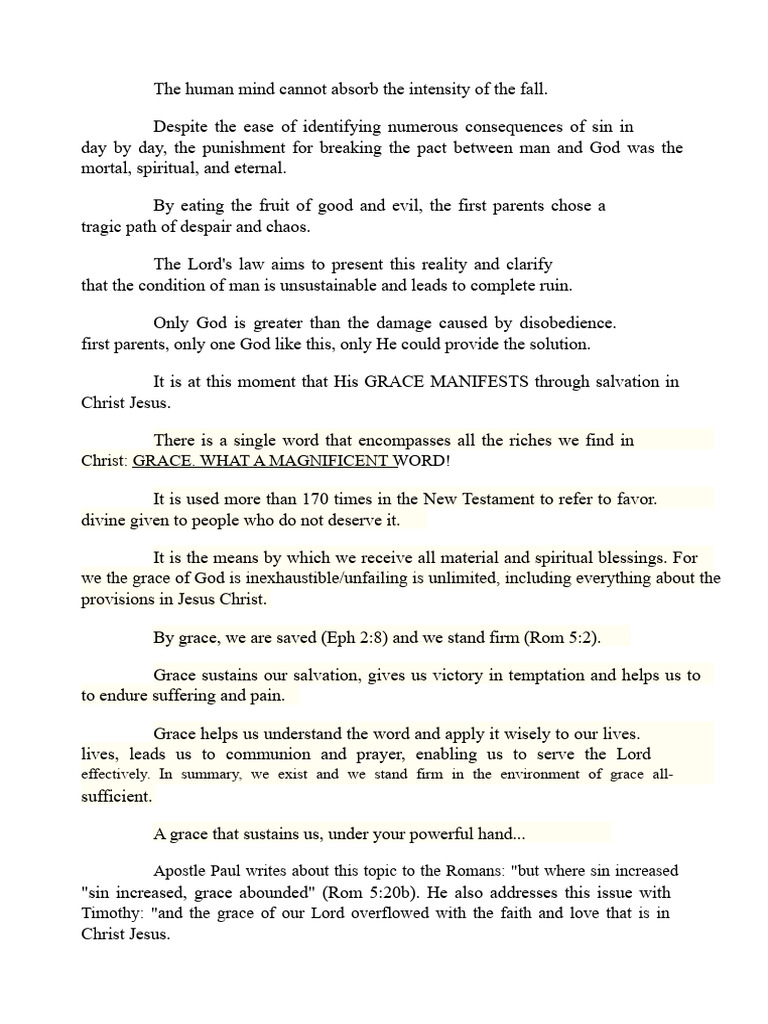 abundant grace | PDF | Divine Grace | Paul The Apostle