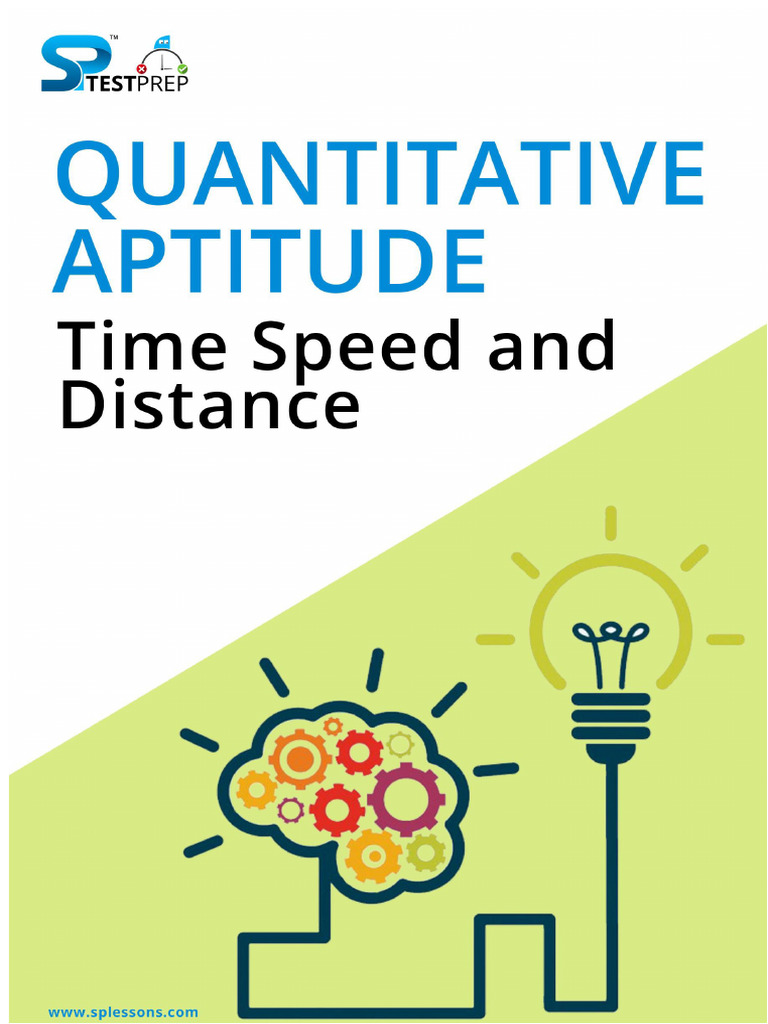 Aptitud_Cuantitativa_Tiempo_Velocidad_y_Distancia_sptestprep | PDF ...