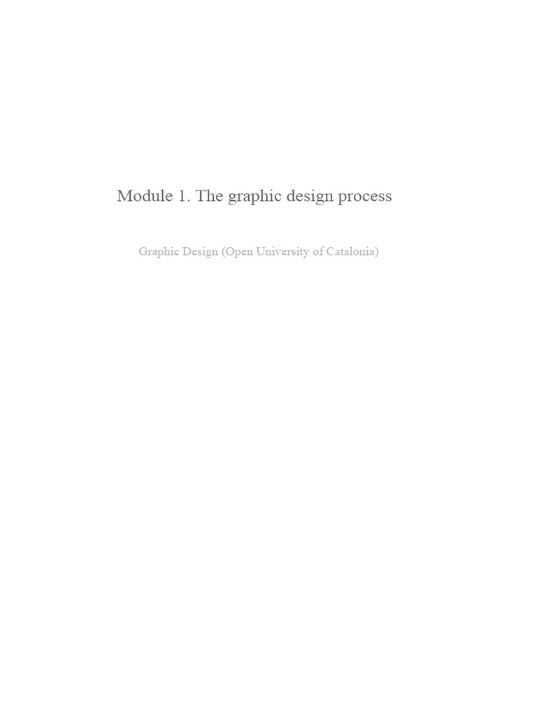 Understanding the Graphic Design Process | PDF | Target Audience ...