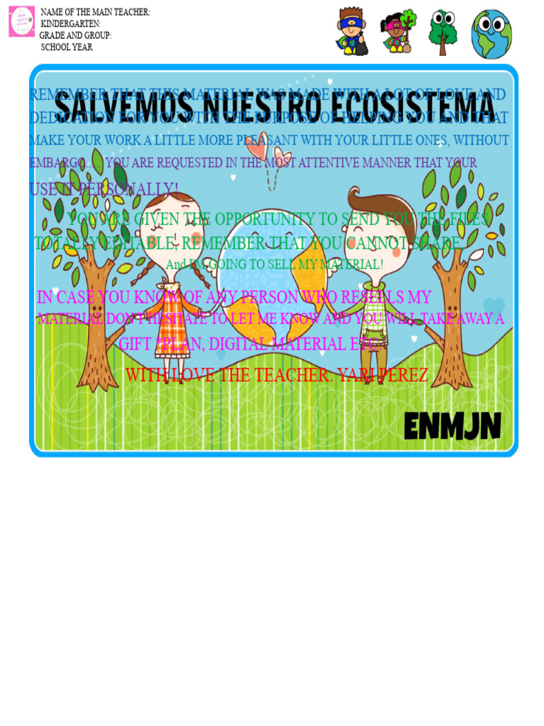 Kindergarten Environmental Project Plan | PDF | Water | Water Cycle