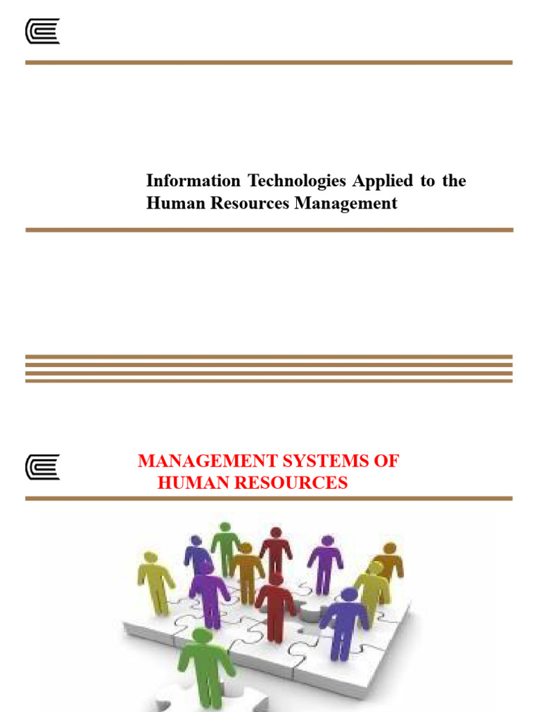 Information Technology - Technological Applications in The Human ...