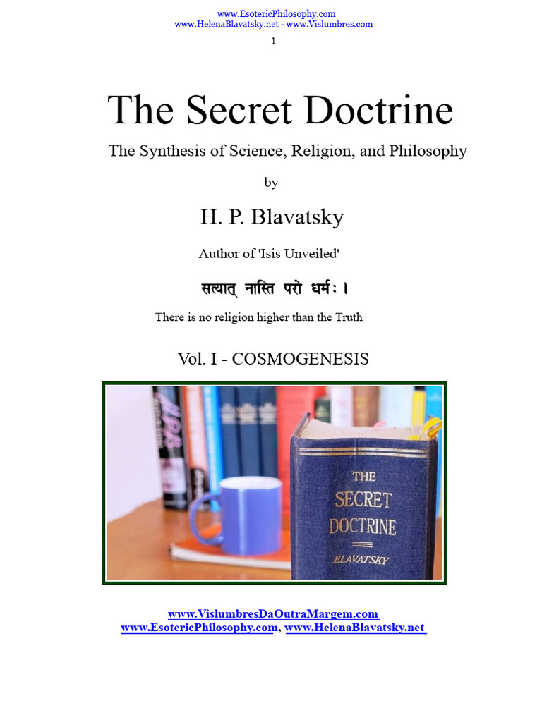 The Secret Doctrine: Cosmogenesis Explained | PDF | Theosophy | Helena ...
