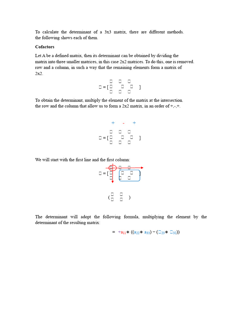 3x3 determinant | PDF | Determinant | Matrix (Mathematics)