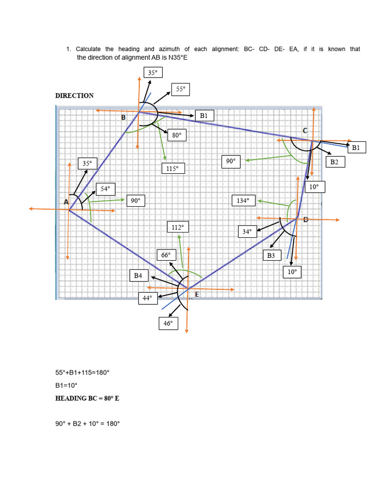 Calculation of Heading and Azimuth and Coordinates-Jose Luis Sanabria ...