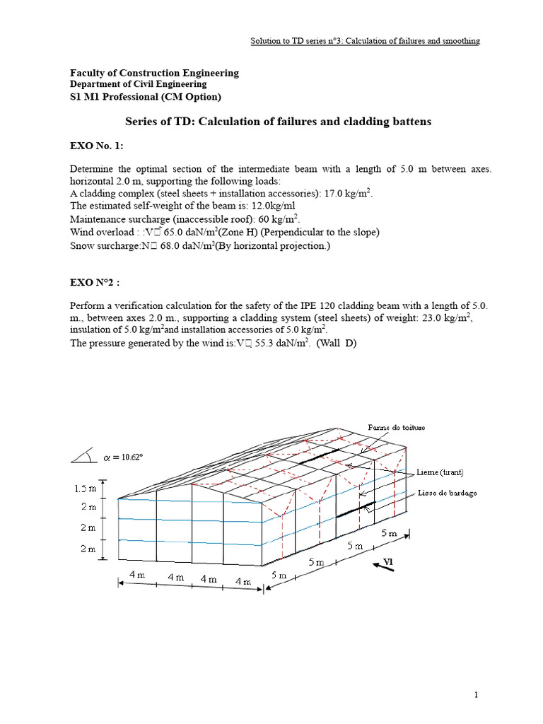 TD Series 3: Beam Failure Calculations | PDF | Buckling | Beam (Structure)
