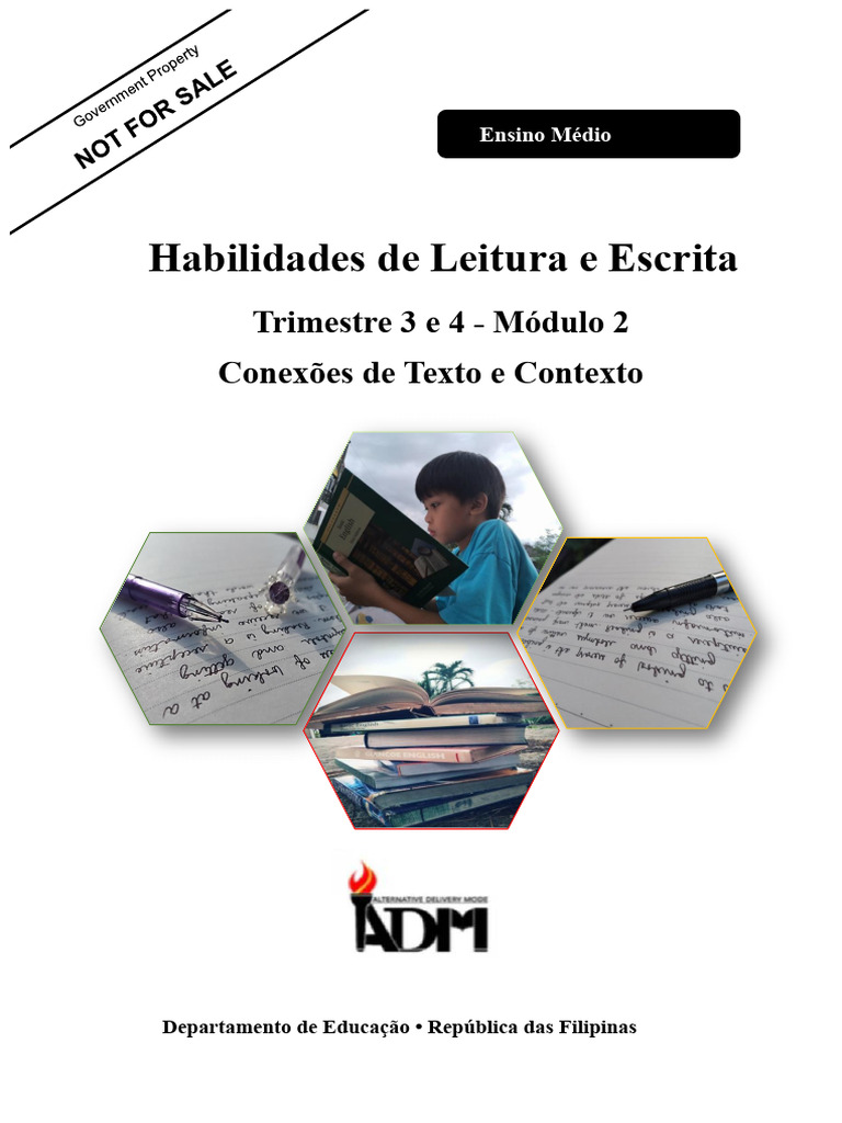 Leitura E Escrita Módulo 2 Parte 1 Pdf Hipertexto Aprendizado
