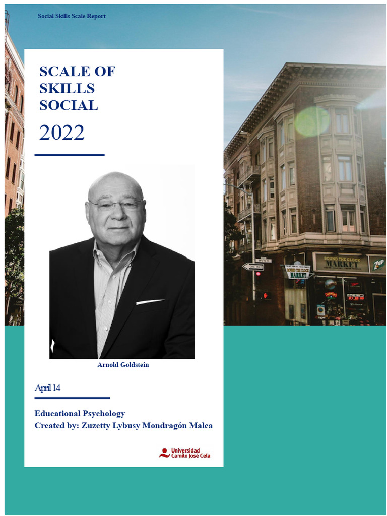 Social Skills Scale Report | PDF | Feeling | Anger