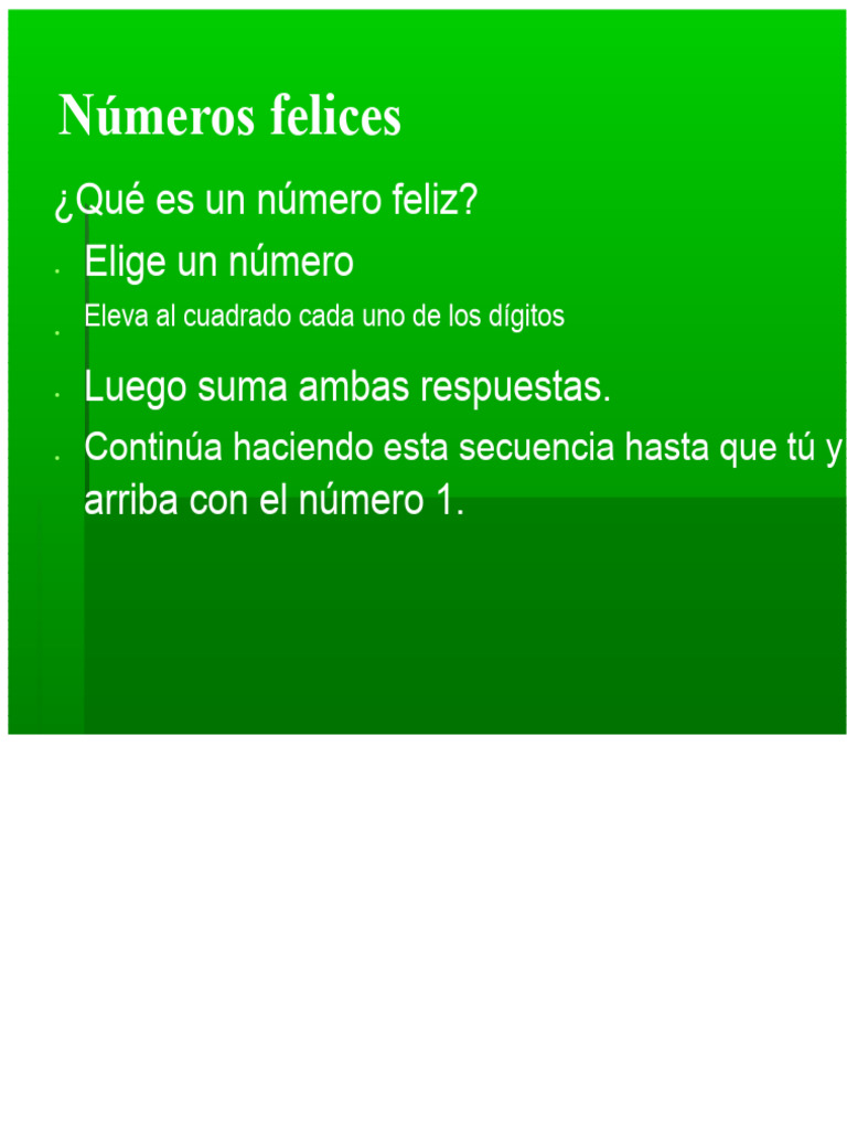 Números Felices | PDF