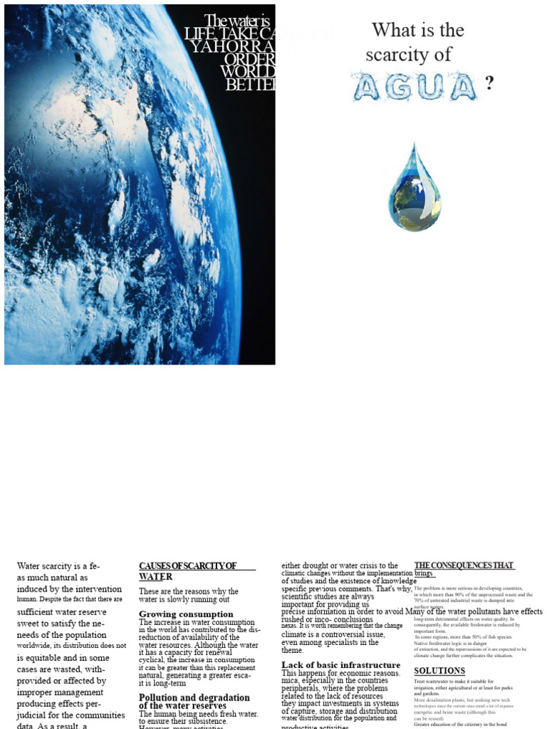 Diptich - What Is Water Scarcity | PDF | Water | Water Scarcity