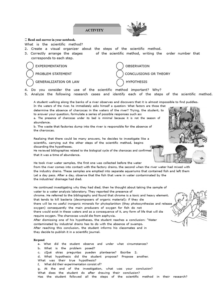 Steps of the Scientific Method Explained | PDF | Scientific Method ...