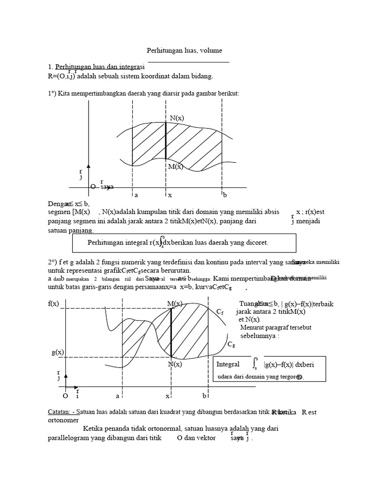 Perhitungan Luas dan Volume Matematika | PDF