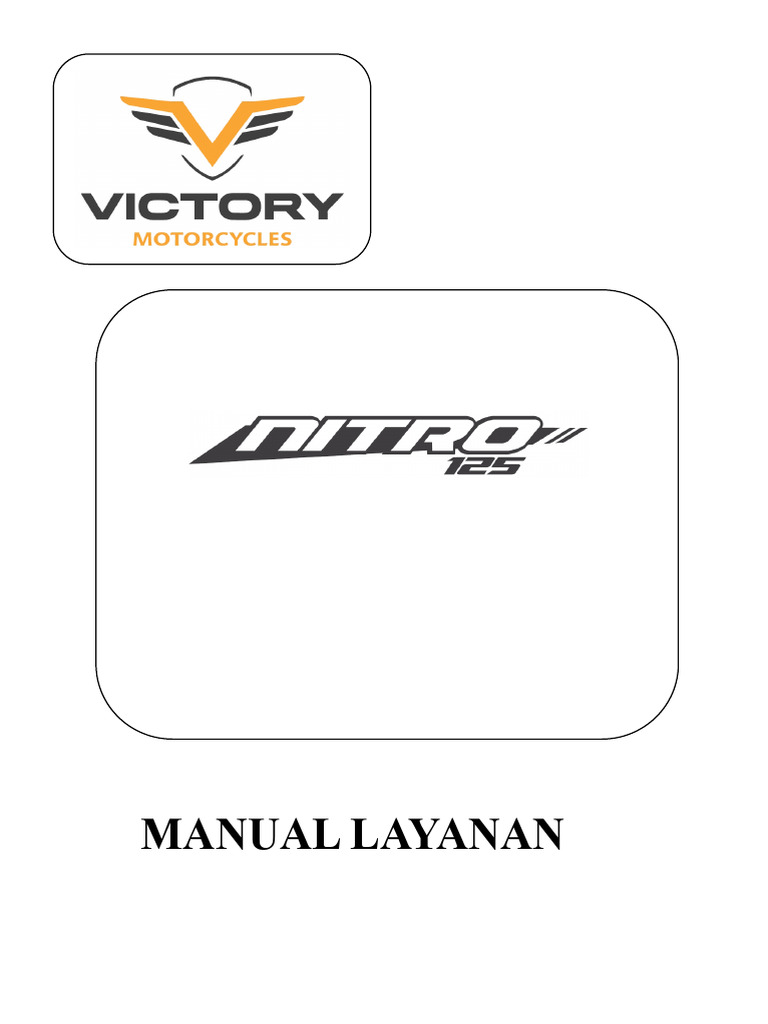 Manual Layanan Nitro 125 | PDF