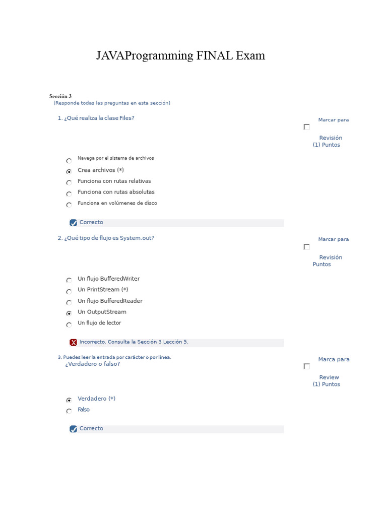Examen FINAL de Programación JAVA | PDF | Expresión regular | Java (lenguaje de programación)