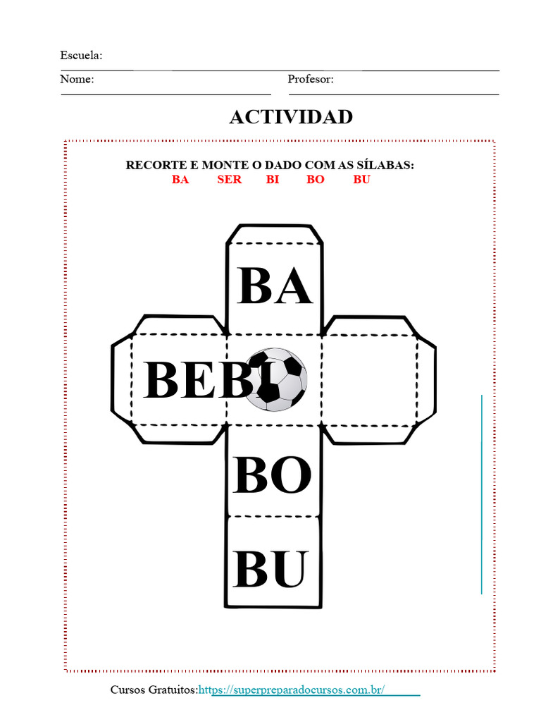 Actividades de Sílabas para Niños | PDF
