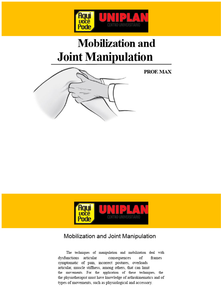 Joint Mobilization Techniques Explained | PDF | Anatomical Terms Of ...