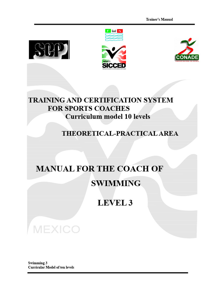 SWIMMING 3 E-10.doc | PDF | Swimming | Methodology