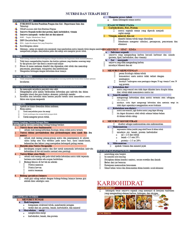 NUTRISI DAN TERAPI DIET | PDF