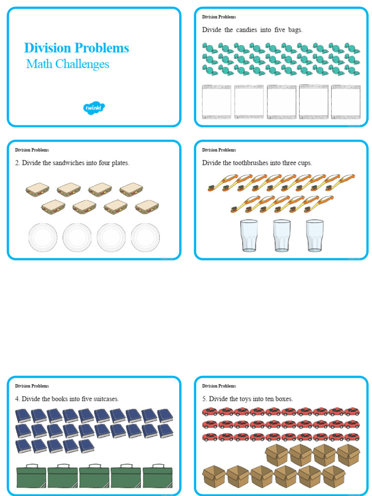 Division - problems | PDF