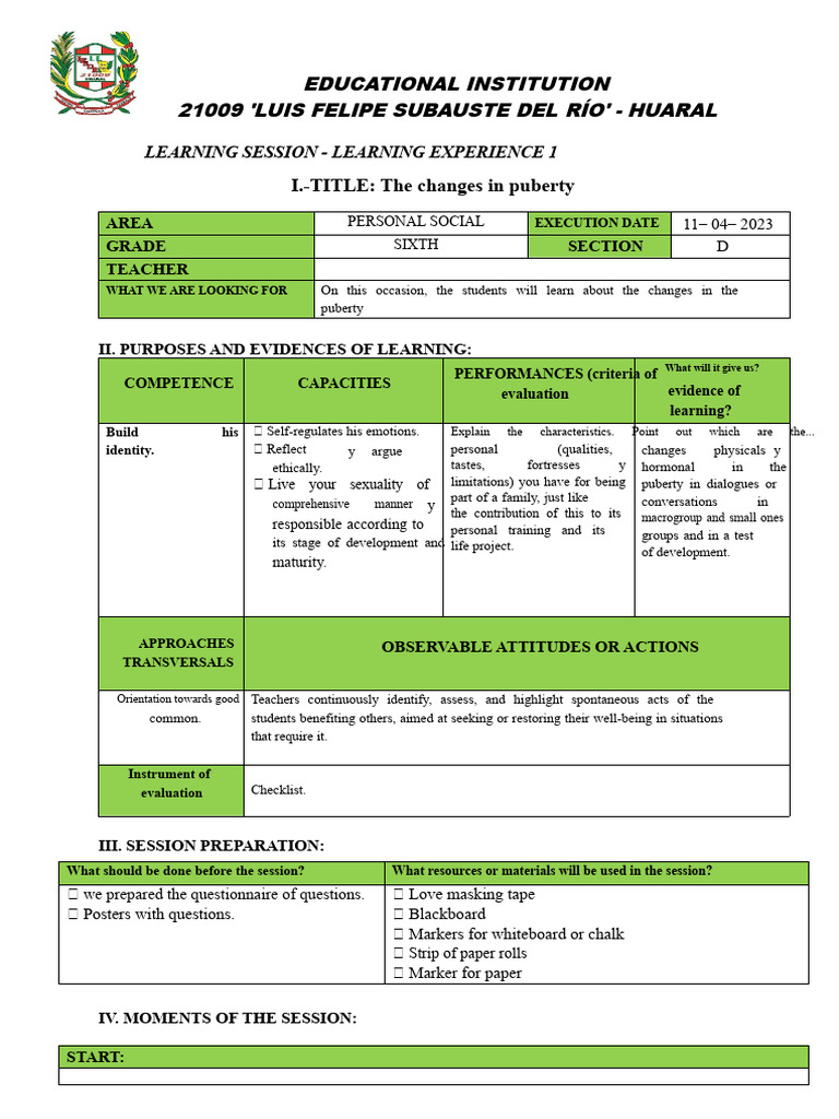 Understanding Puberty Changes in Students | PDF | Puberty | Adolescence