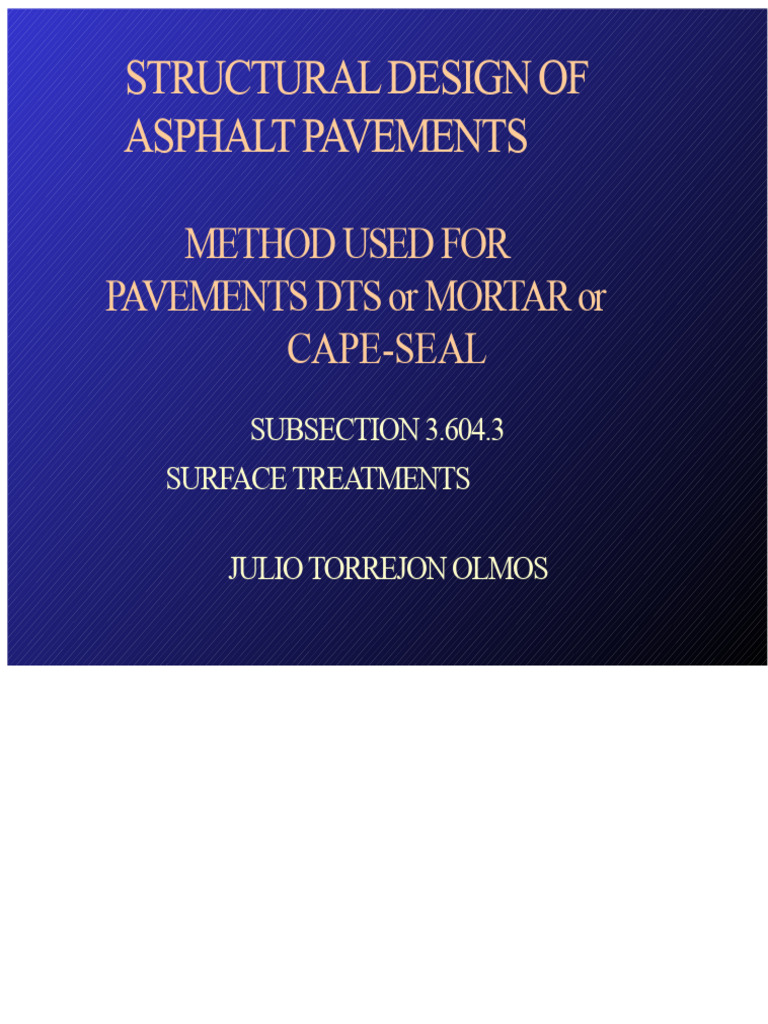 Morin-Todor, Structural Design of Asphalt Pavements | PDF | Road Surface