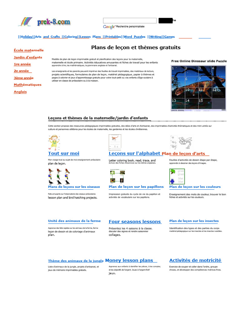 Plans de leçon gratuits pour enfants | PDF | Pédagogie