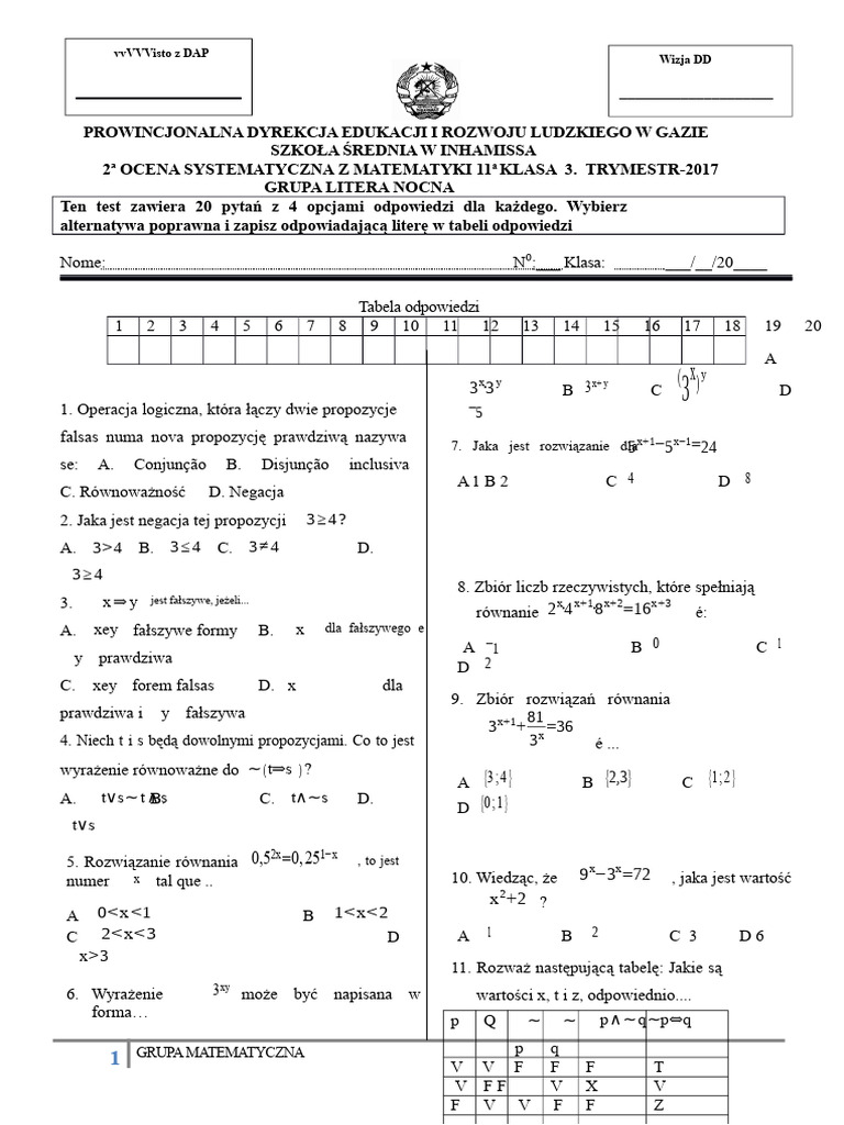 Test III Trimestre LITERY | PDF