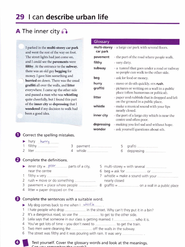 I Can Describe Urban Life | PDF | Leisure | Transport