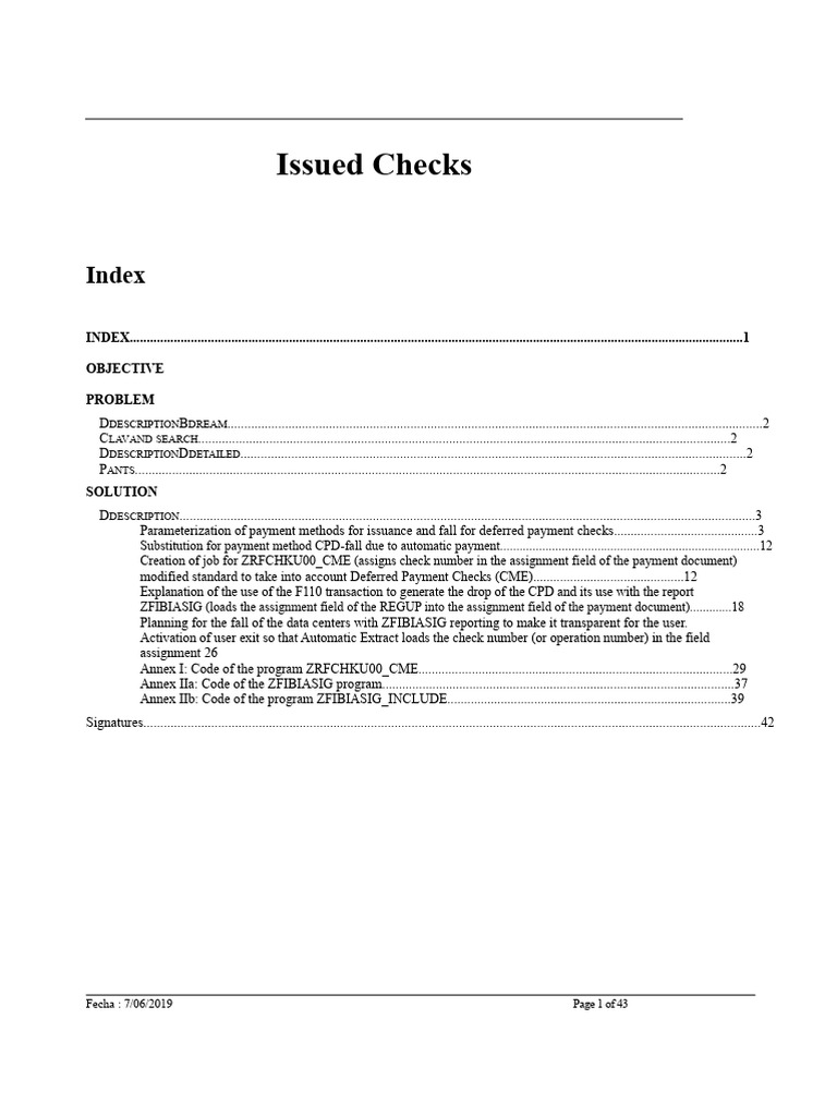 Comprehensive Guide to Issued Checks | PDF | Payments | Cheque