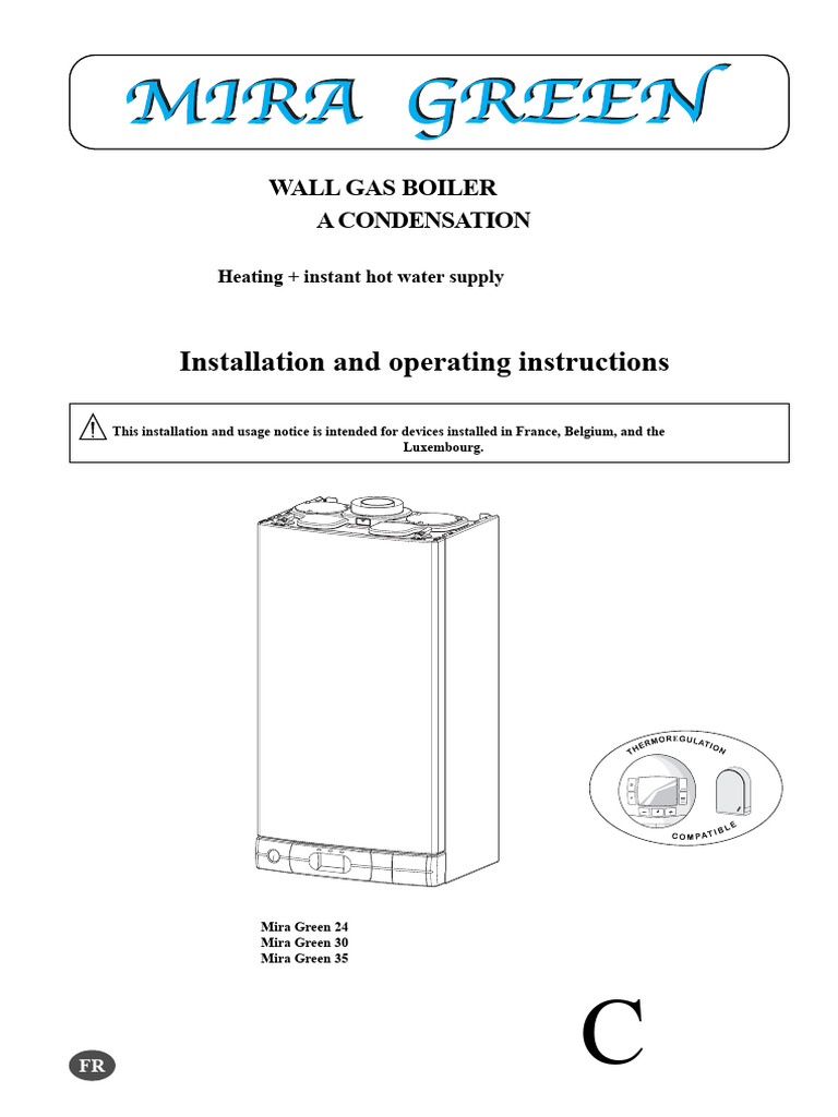 Notice Mira Green | PDF | Water Heating | Menu (Computing)