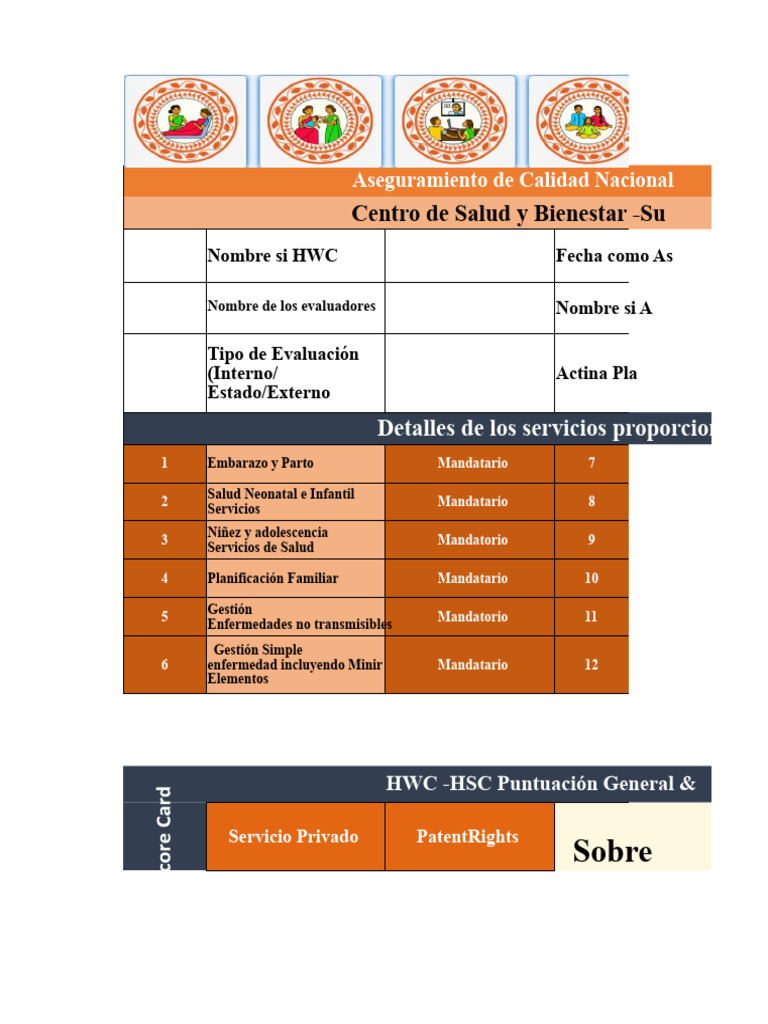 Lista de Verificación de HWC (SC) Nqas | PDF | Cuidado de la salud | El ...