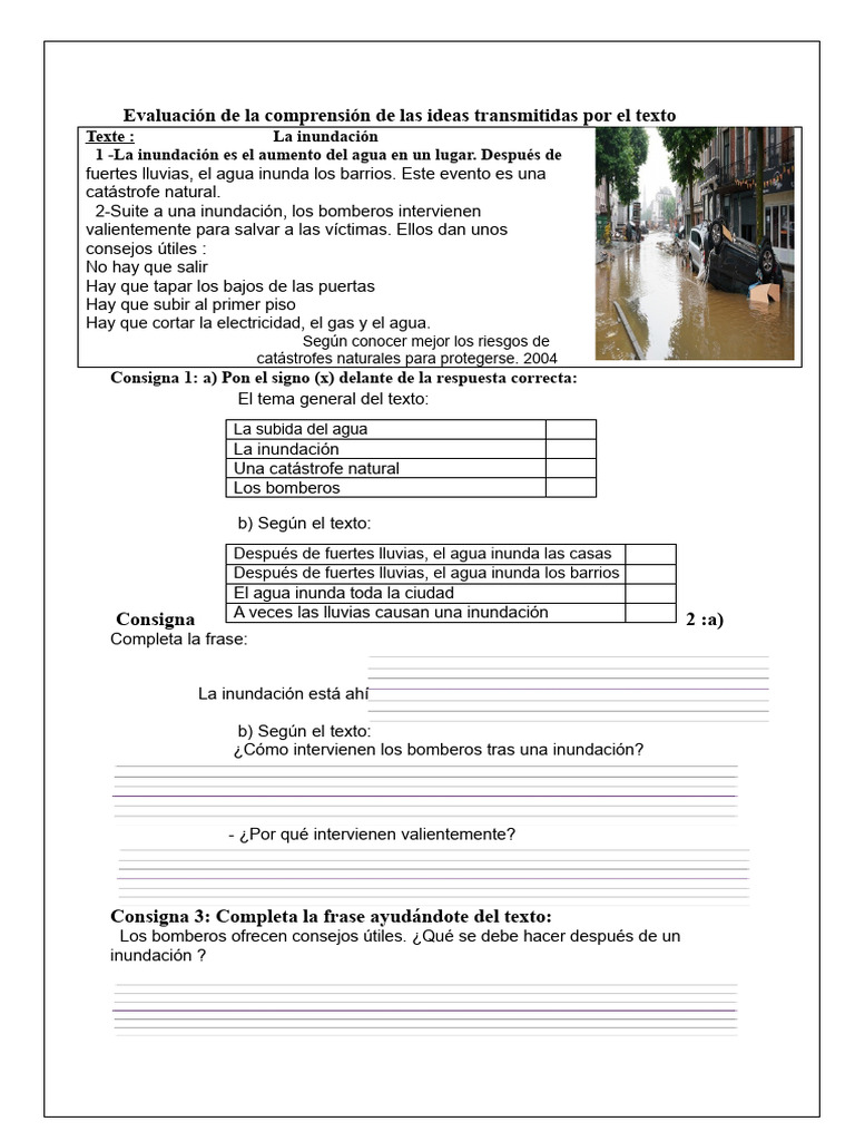 Comprensión de inundaciones y terremotos | PDF | Inundar | Desastres ...