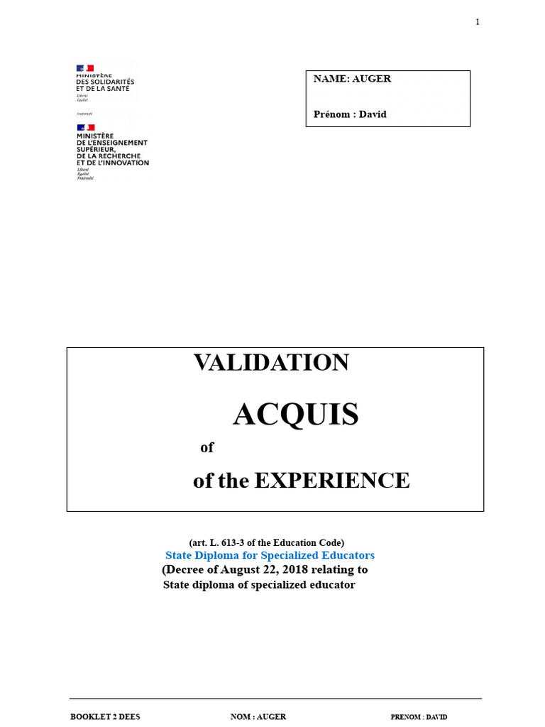 liv2dees_David_AUGER | PDF | Forgery | Intellectual Disability