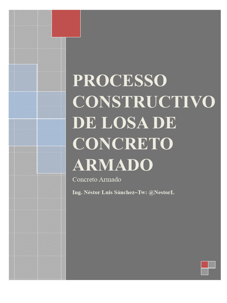 Processo Construtivo de Lajes de Concreto | PDF | Concreto | Madeira