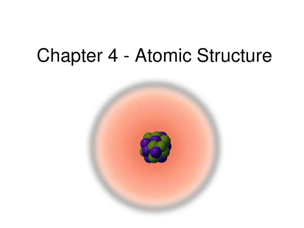 Chapter 4 - Atomic Structure Physical Science | PDF | Atoms | Atomic ...