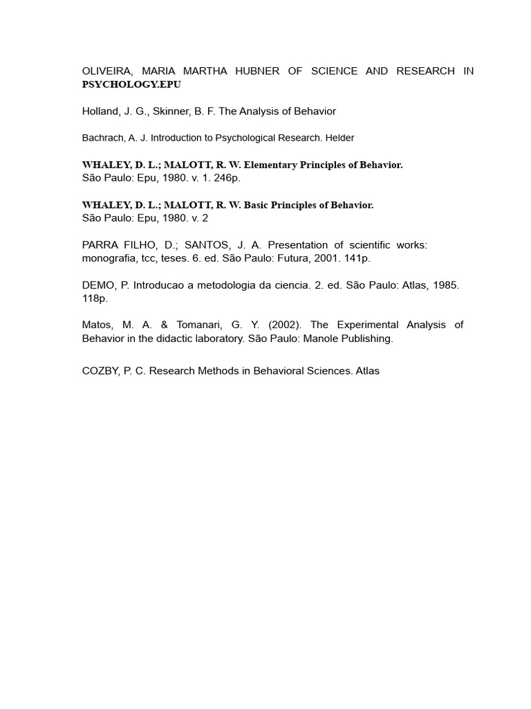 Experimental Psychology Books PDF | PDF