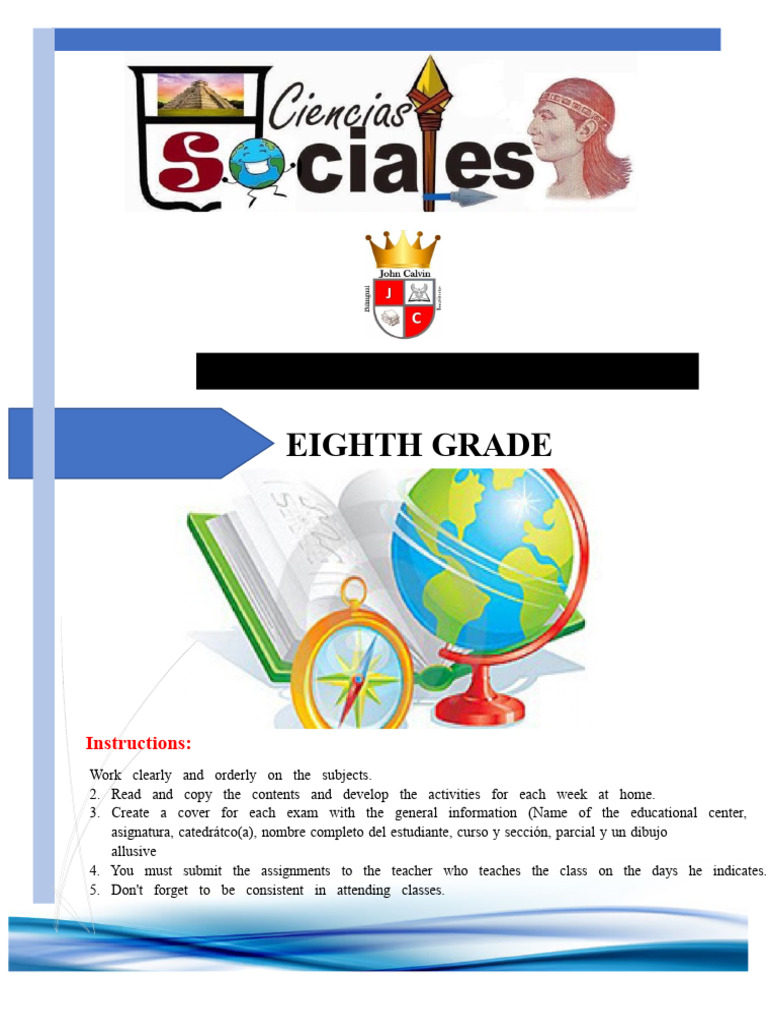 Social Studies Workbook Eighth Grade I Partial Modified | PDF ...