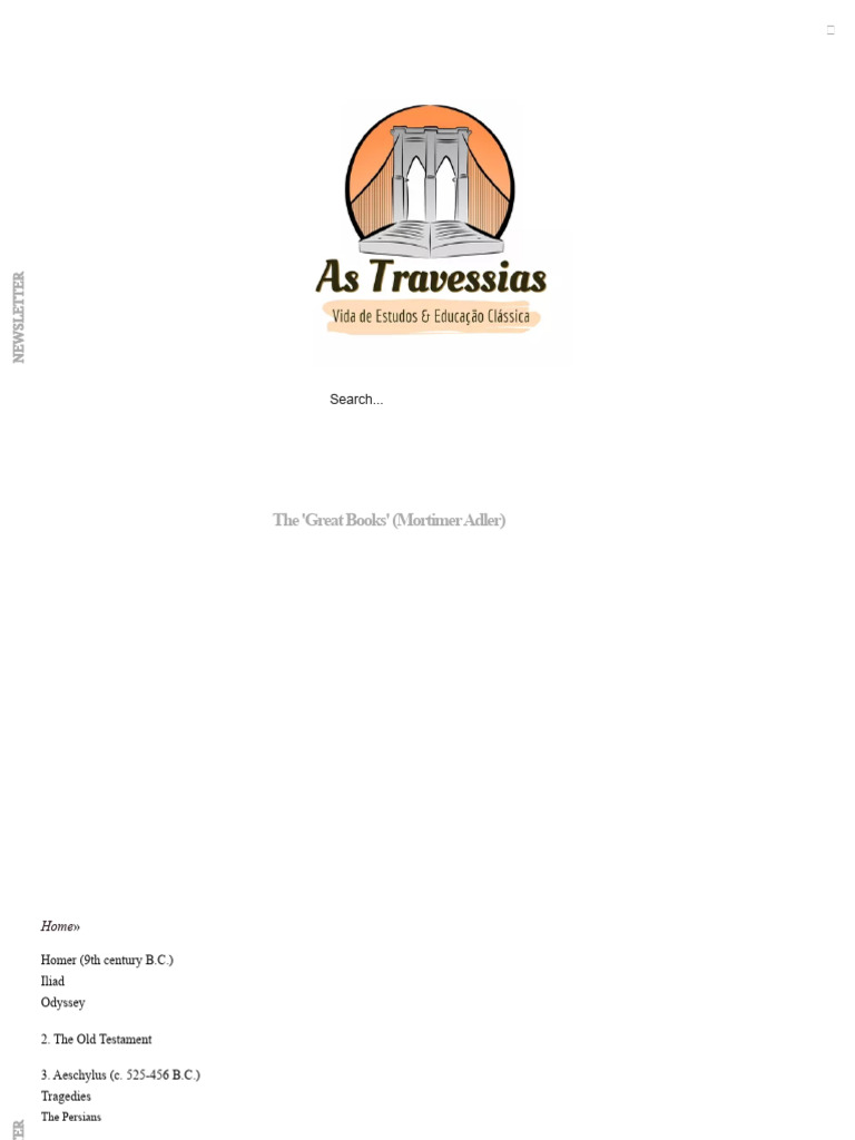Great Books of Western Literature | PDF | Henri Bergson | Sophocles