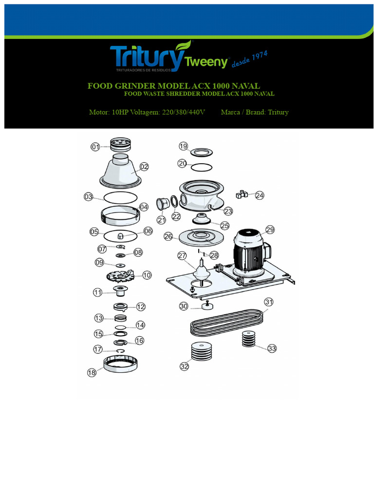 Exploded View Acx 1000 Bilingual v 2020 | PDF | Mechanical Engineering